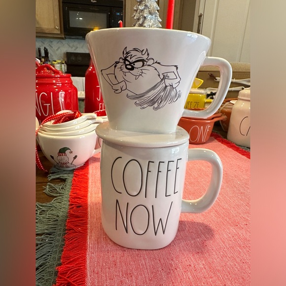 Rae Dunn | Dining | Rae Dunn Rare Looney Tunes Taz Mug With Coffee Drip ...